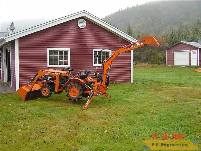 P.F. Engineering — Do-it-yourself Plans — Gallery - Micro Hoe